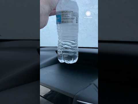 Wow! Bottled Water Freezes Instantly