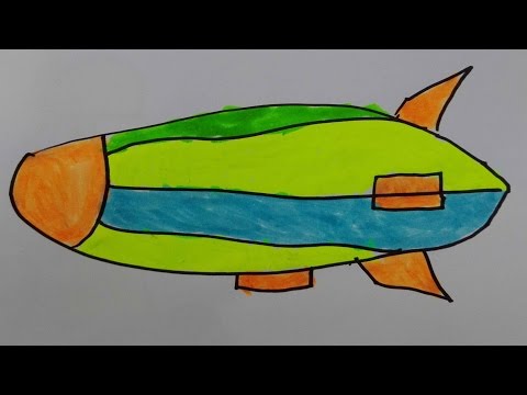 How to draw airship-draw a steampunk airship – How To Draw