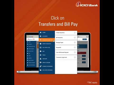 ICICI Bank Corporate Internet Banking –How to register ICICI Bank Beneficiary & Make Single Payments