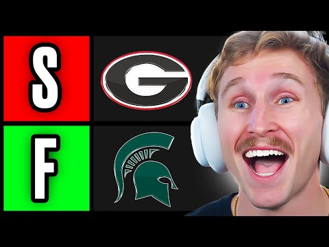 Ranking Every College Football Team!