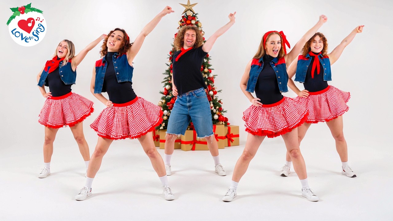 BEST Christmas Dance Song Medley with Easy Dance Choreography🎄Top Christmas Song