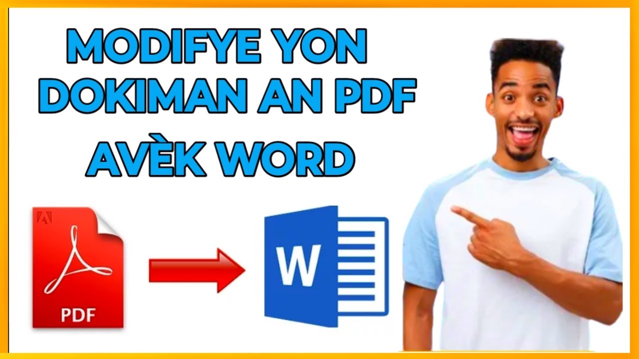🟢Men koman pou modifye Yon dokiman an PDF avèk word sou telefon