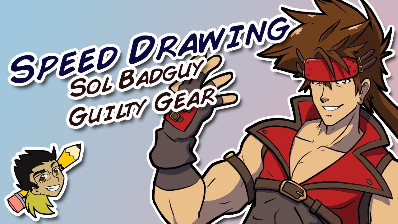 Sol Badguy - Guilty Gear - Speed Drawing w/ Commentary