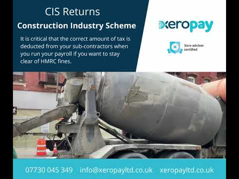 CIS Returns - Construction Industry Scheme in Bury and Manchester by Xeropay Ltd