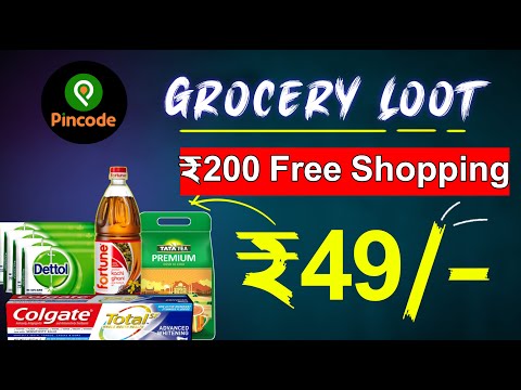 (Min order ₹199) Pincode app ₹200 Free shopping offer | Pincode by Phonepe Free Shopping offer