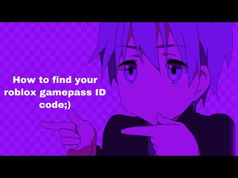 How to find your gamepass ID code on roblox!