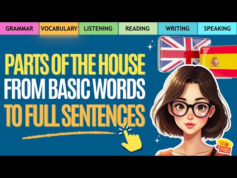Speak Spanish Confidently: Parts of the House & More!