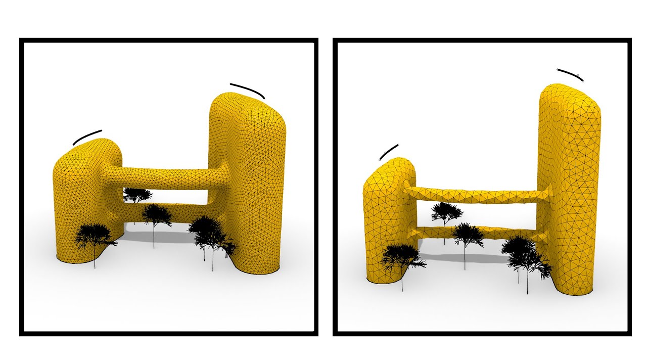 Rhino Grasshopper (Parametric Cocoon Tower)