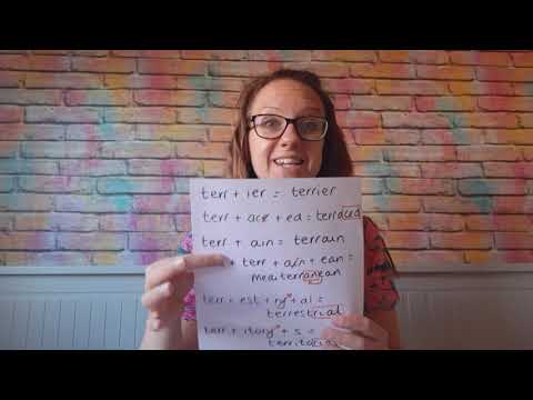 KS2 Word Study: terr