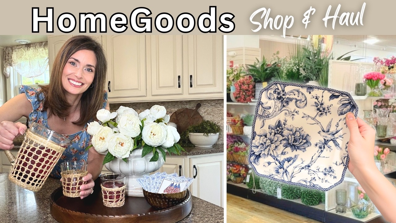 NEW HomeGoods Shop With Me 🌿 High-End Home Decor Finds on a Budget | Decorating Ideas & Tips