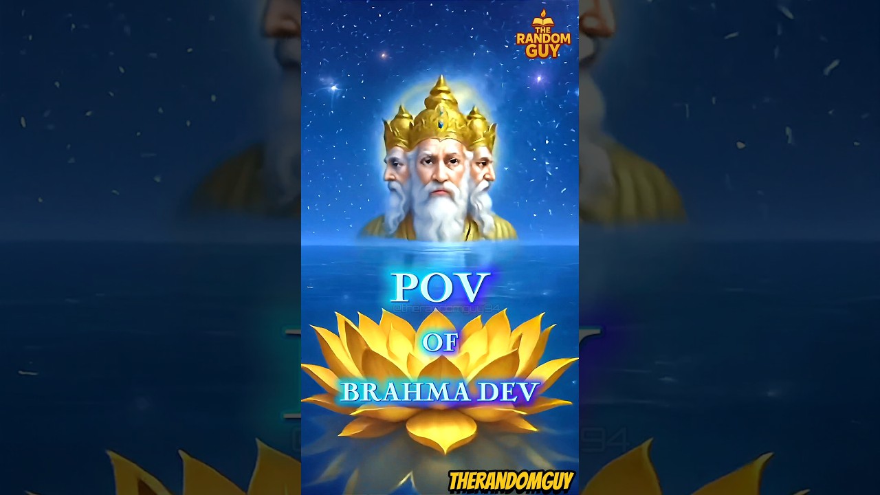 POV: Brahma Dev Creates the Universe | Hindu Mythology Short |