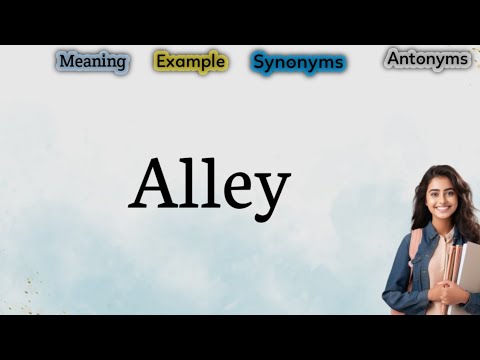 Alley meaning