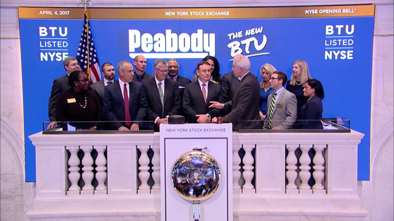 Peabody Rings the Opening Bell on the NYSE -  April 4, 2017
