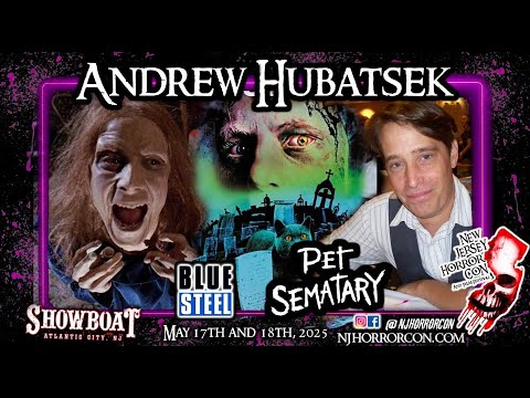 Andrew Hubatsek at NJ Horror Con May 2025