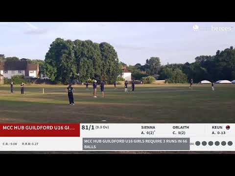 Live Cricket Match | Ashtead CC U17 Girls vs MCC Hub Guildford U16 Girls | 26-Jun-25 06:00 PM 20 | M