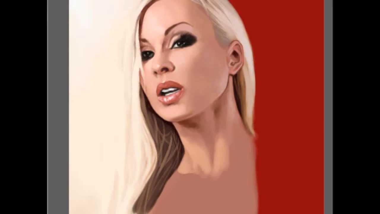 Speedaint of Jenny Poussin