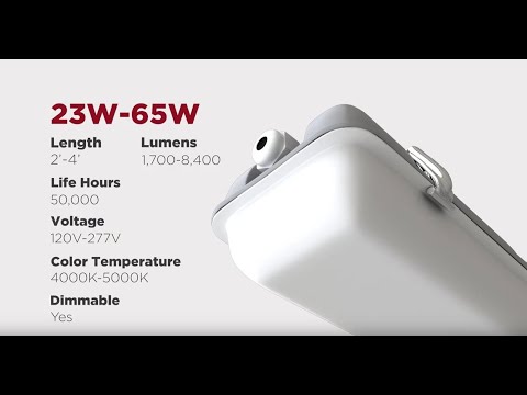 LED Vapor Tight Fixtures | PLT Product Video