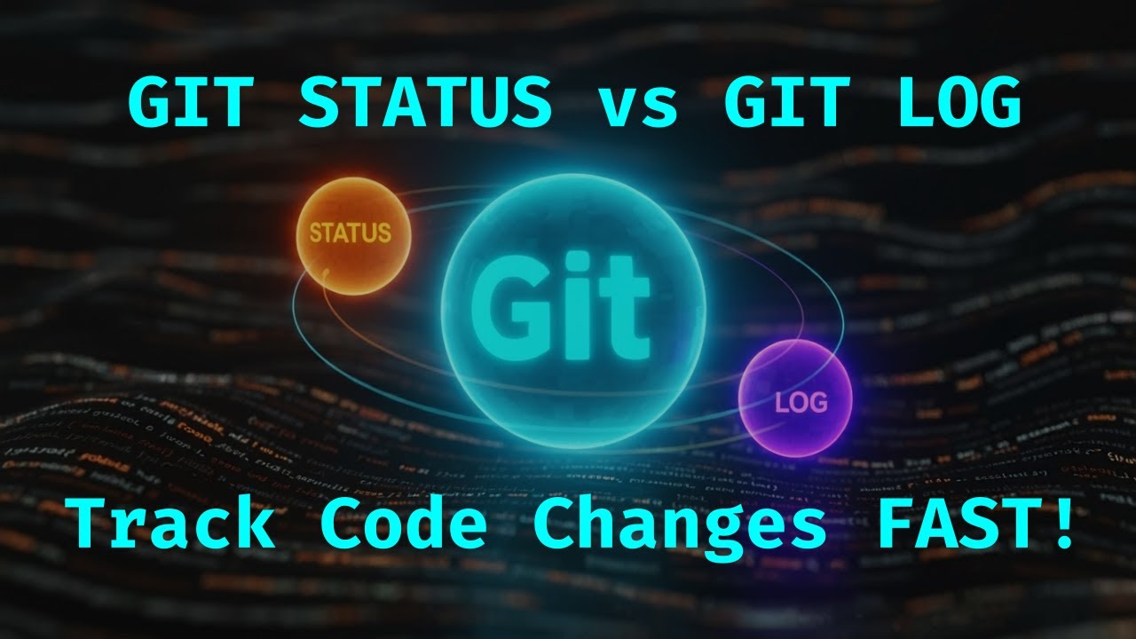 Git Status vs Git Log Explained in 5 Minutes! (Track Changes Like a Pro)