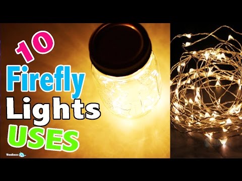 10 LED Light Uses with Fairy Firefly String Lights