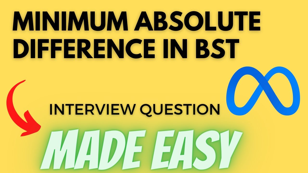 Minimum Absolute Difference in BST - Leetcode 530 - Python (Recursive And Iterative Approach)