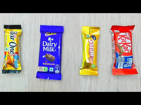 DairyMilk Chocolate Vs 5star Chocolate Vs KitKat Chocolate Vs Bar One Chocolate | Satisfying ASMR