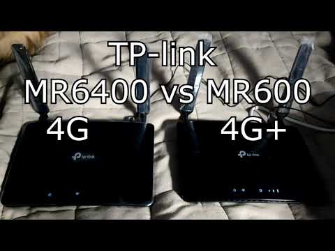 TP link MR600 4G+ VS TP link 6400 4G