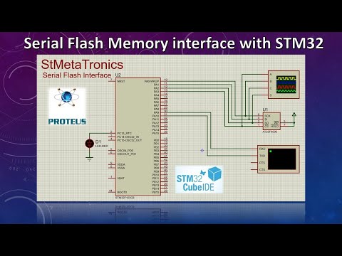 Serial Flash (SPI) Memory Interface with STM32 | STM32 Microcontroller project | SPI Protocol