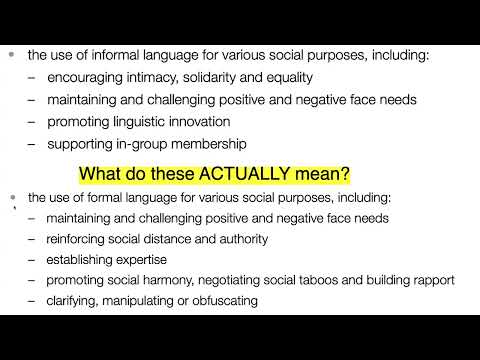 INTENSIVE VCE ENGLISH LANGUAGE EXAM REVISION LECTURE (part 2/10 - metalanguage and exam strategy)
