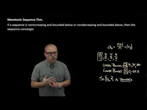 Monotonic & Bounded Sequences
