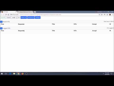 Amazon Mechanical Turk HitFinder