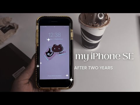 TWO YEARS LATER iPhone SE : what's on my iPhone, review after two years, battery life and more :)