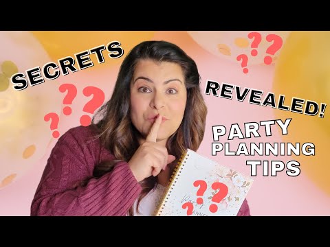 Plan a party without stress using this secret tool! | Party Planning Tips