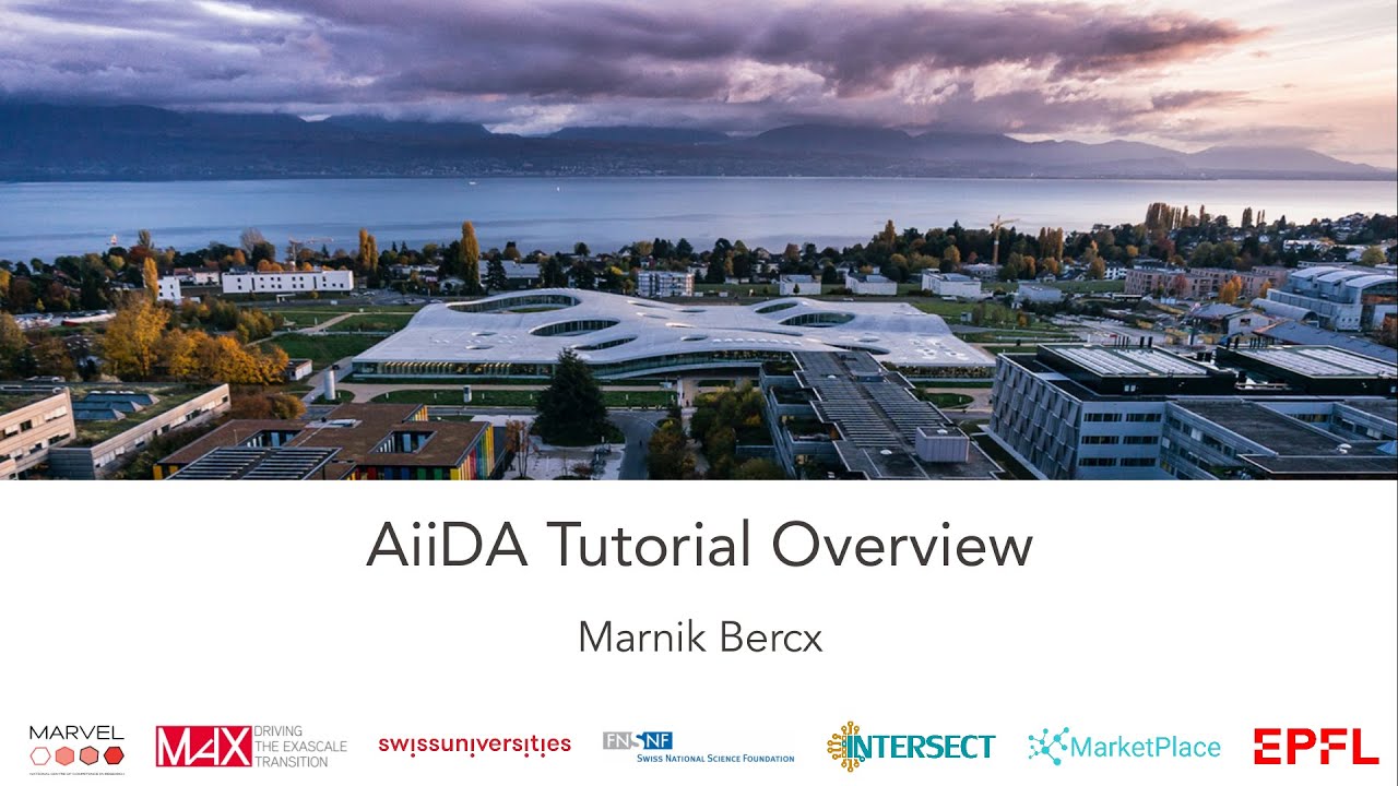 AiiDA Tutorial Overview
