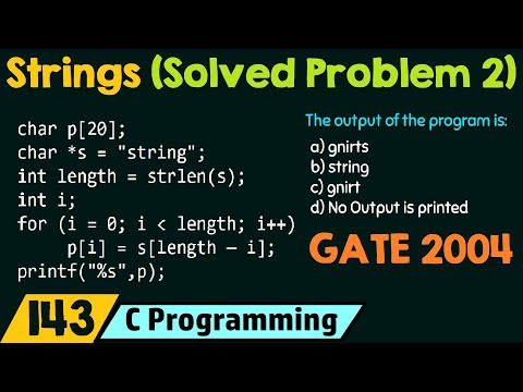 Learn Strings Solved Problem 2 - Mind Luster