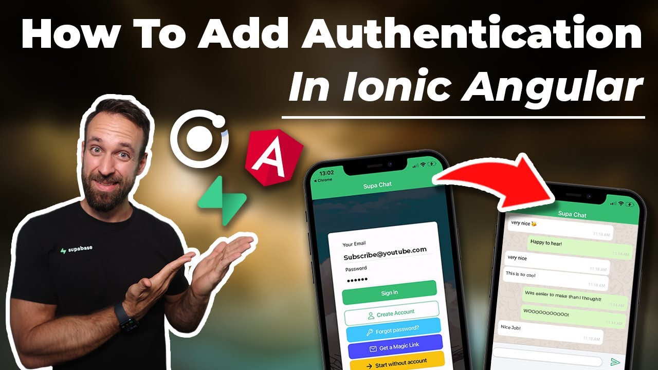 How to Add Authentication to an App in Ionic Angular with Supabase