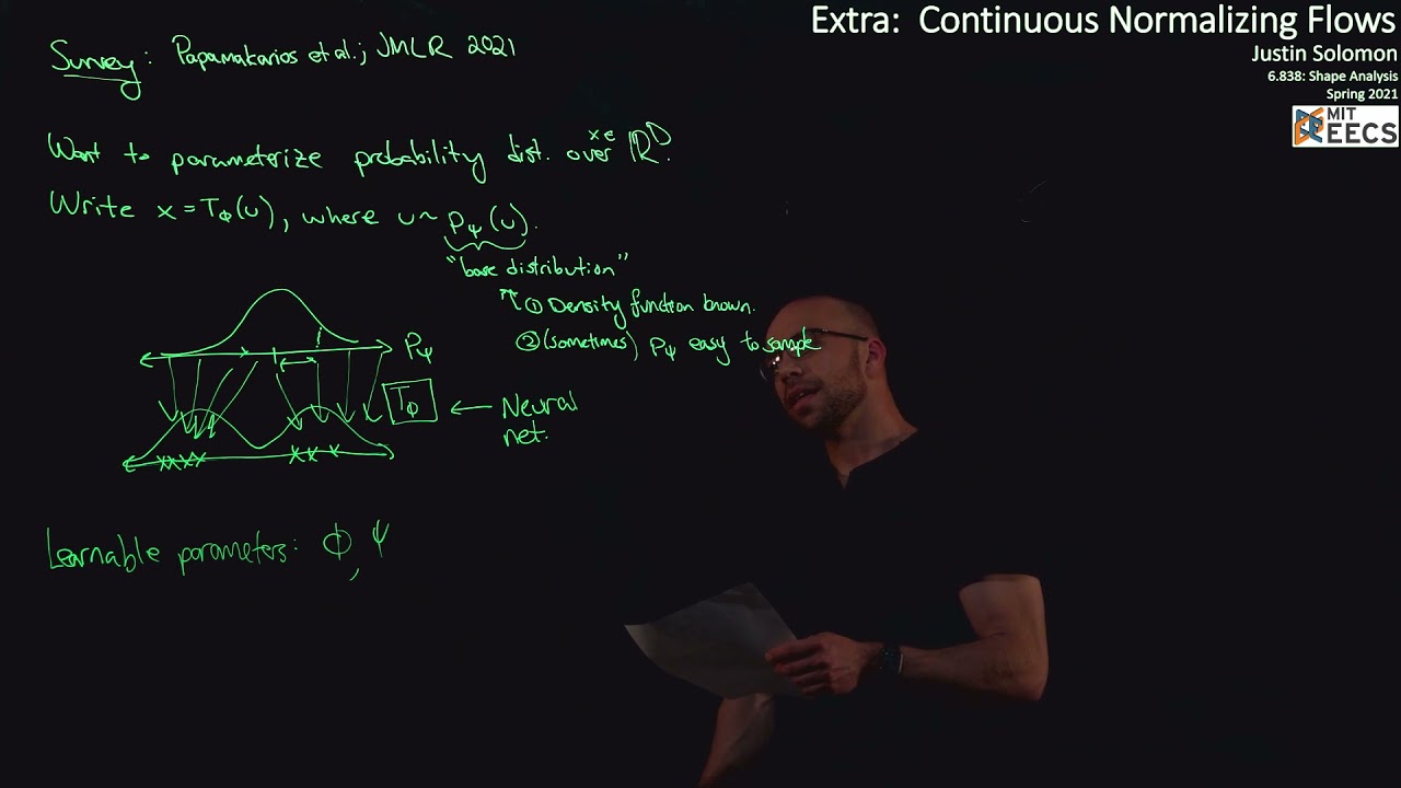 Shape Analysis (Lectures 17, extra content): Continuous normalizing flows
