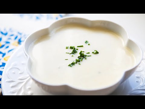 COLD SUMMER SOUP! Potato Leek Vichyssoise