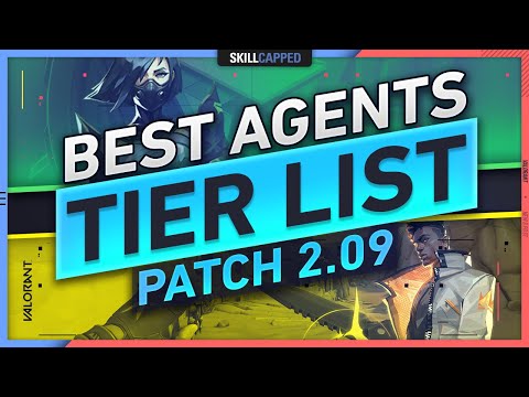 NEW BEST AGENTS Tier List Patch 2.09 - Valorant Tier List