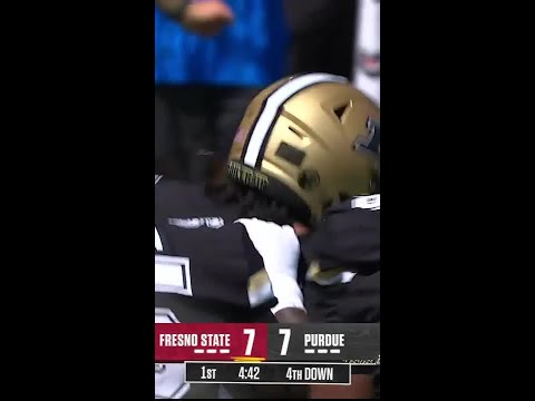 Kydran Jenkins with a Monster Sack on 3rd and Long vs. Fresno State | Purdue Football