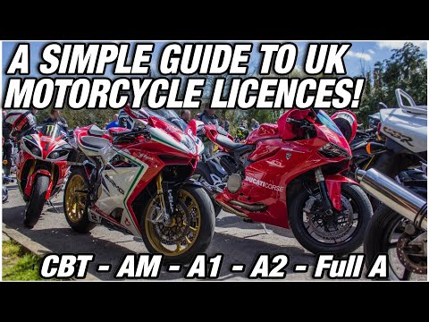 UK Motorcycle Licences 2024 - What can you ride at your age!