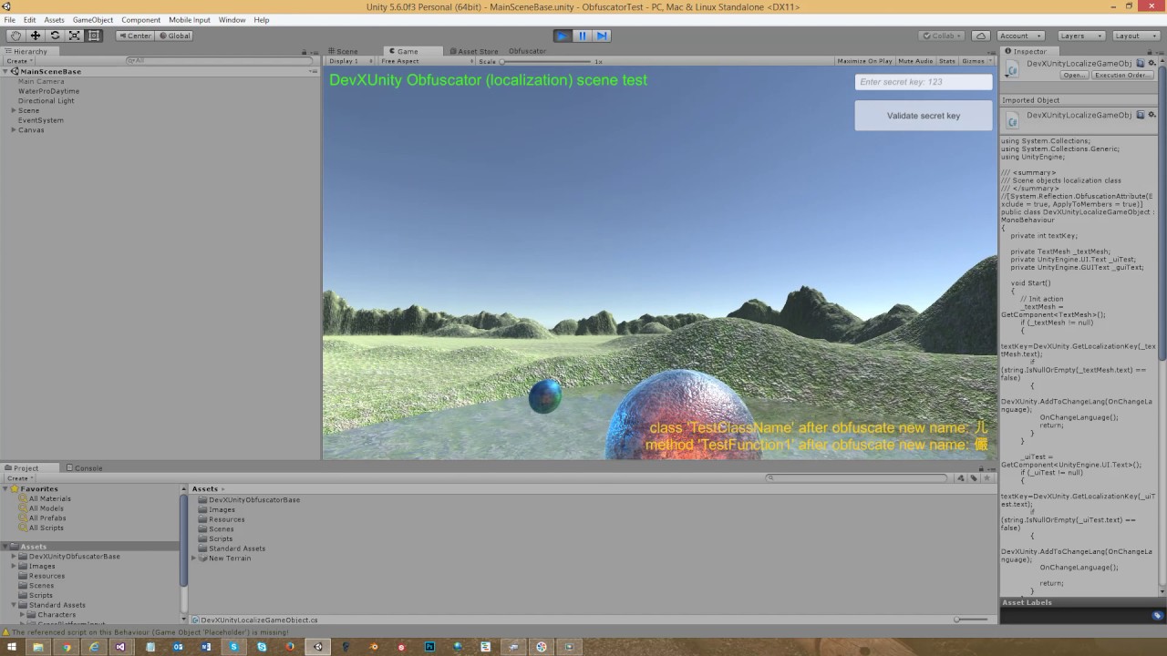 DevXUnity-ObfuscatorBase for Unity3D