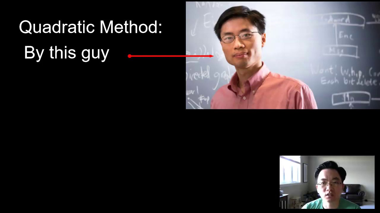The Quadratic Method: Factoring without Guessing and Testing