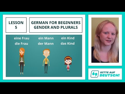 Conversational German for Beginners (A1-A2) - Lesson 5: Grammatical Gender and Plurals