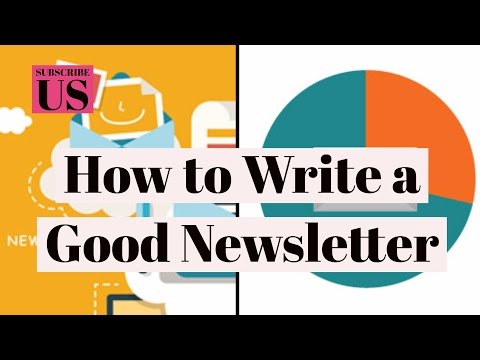 How to Write a Good Newsletter