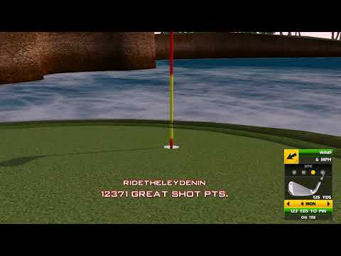 Golden Tee Great Shot on Cypress Cove!