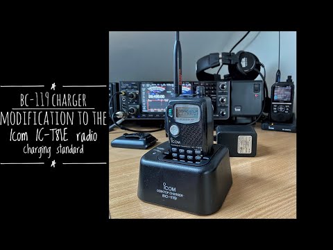 SP1B - BC-119 charger modification to the Icom IC-T81E radio charging standard