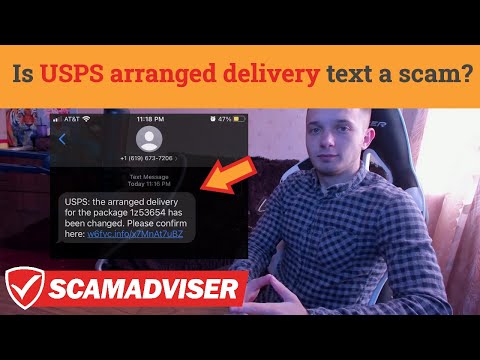 USPS the arranged delivery for the package/parcel text - is it scam or legit? How to react?