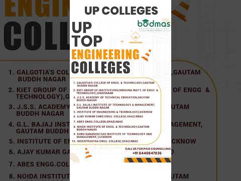 Top 10 Btech Colleges In Uttar Pradesh - AKTU Counselling 2024 for Btech | Choice filling #aktu