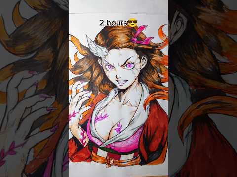 how to draw Nezuko Kamado || demon slayer