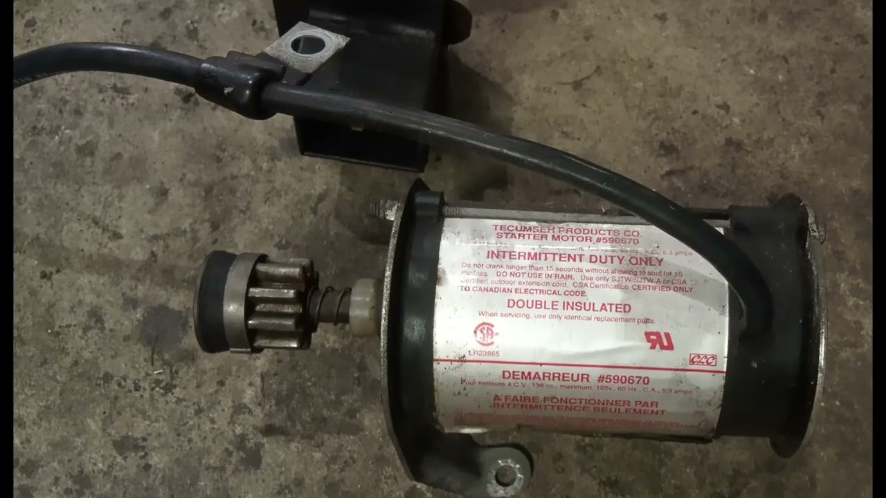Murry / Craftsman Tecumseh starter 590670 testing